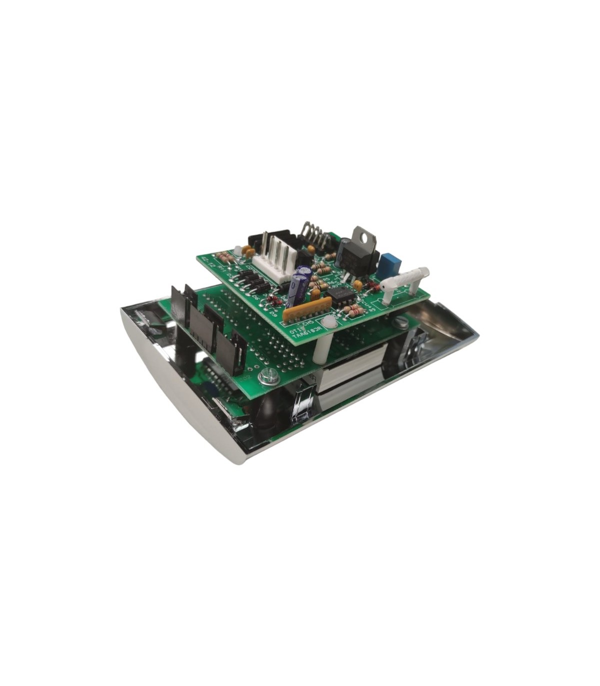 TBA23600F4 CONJUNTO MARCO+VISOR+PLACAS DISPLAY OTIS HPI CROMO
